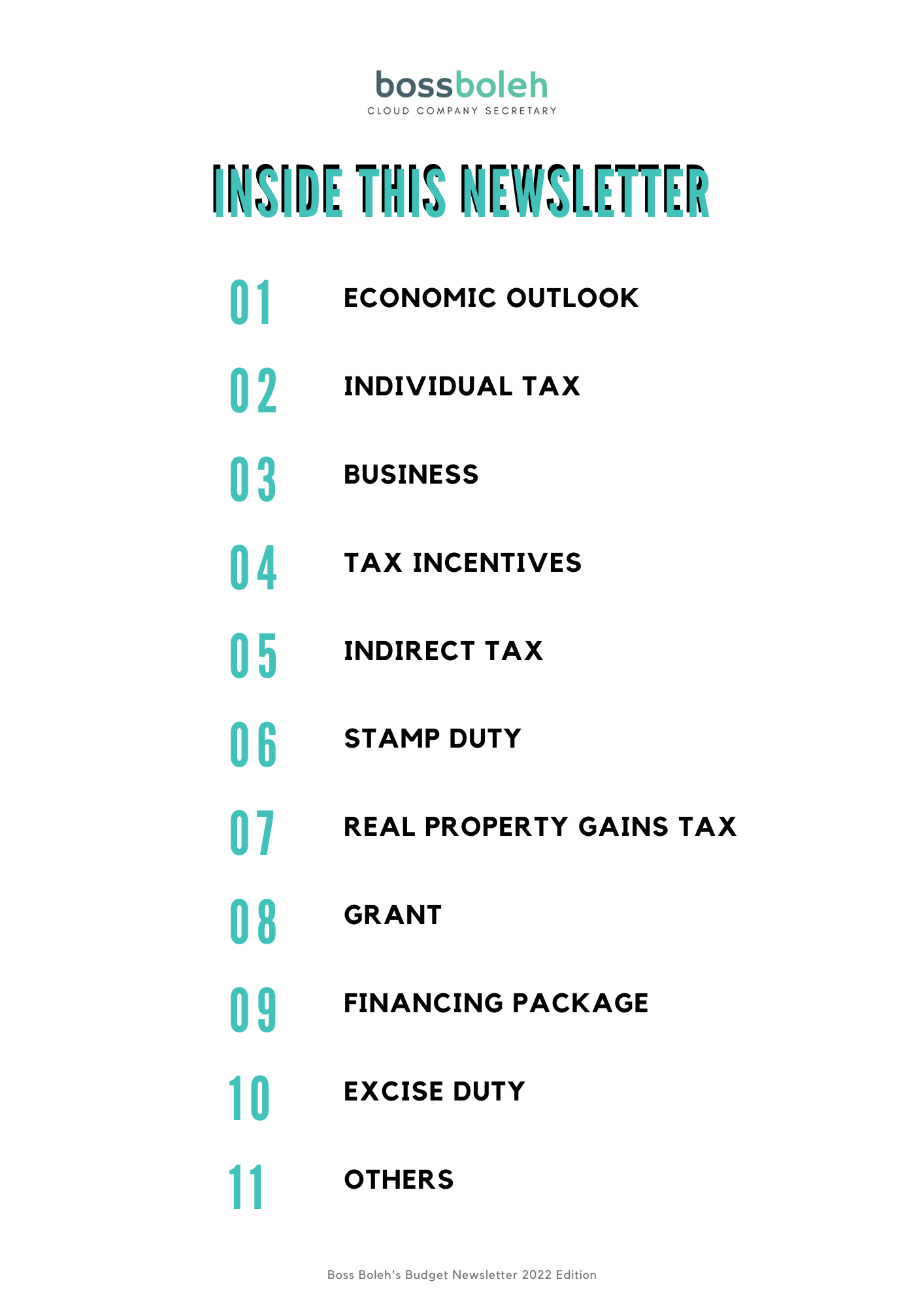 Boss Boleh | Boss Boleh’s Budget Newsletter 2022 Edition