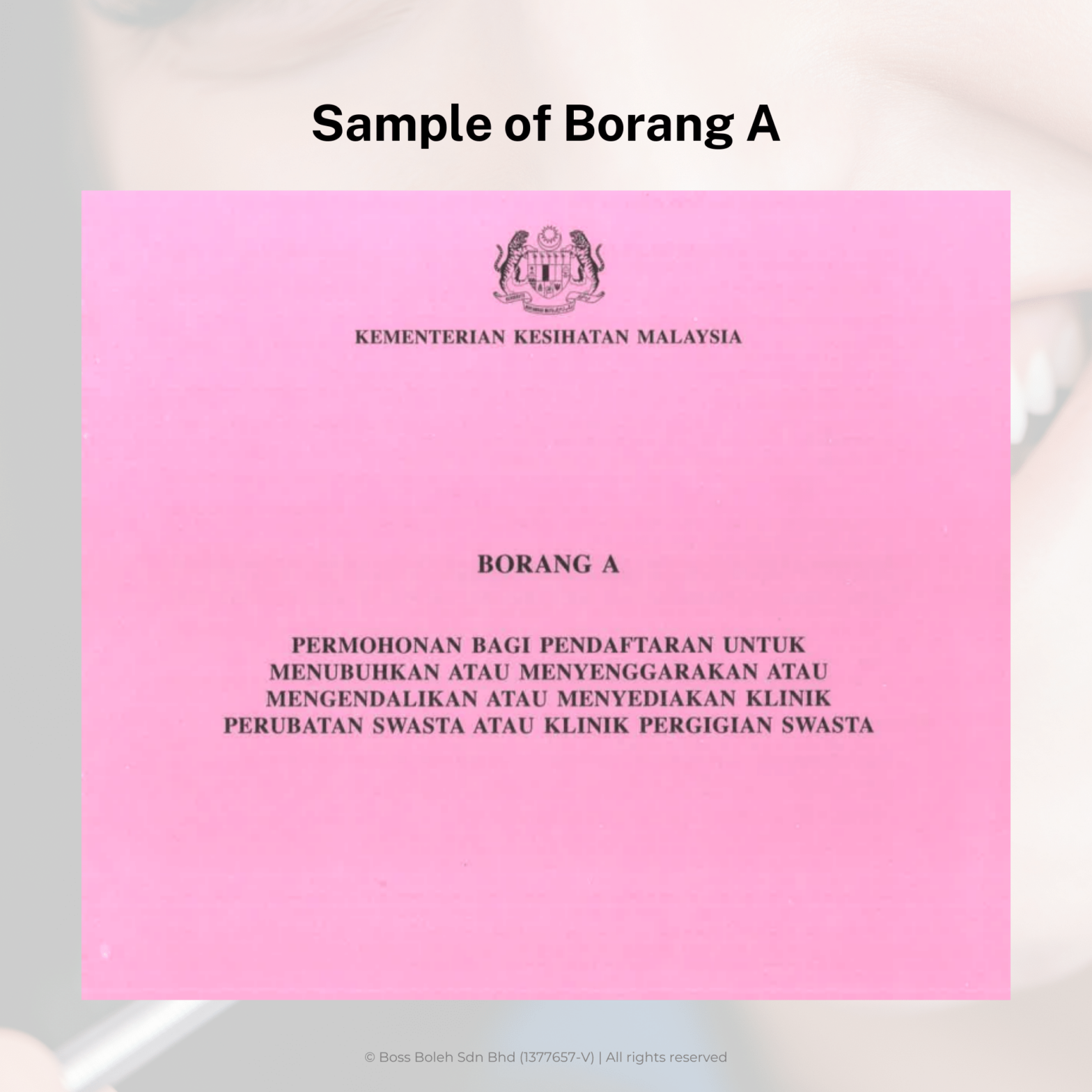 Boss Boleh | How to Establish and Set Up a Private Dental Clinic in ...